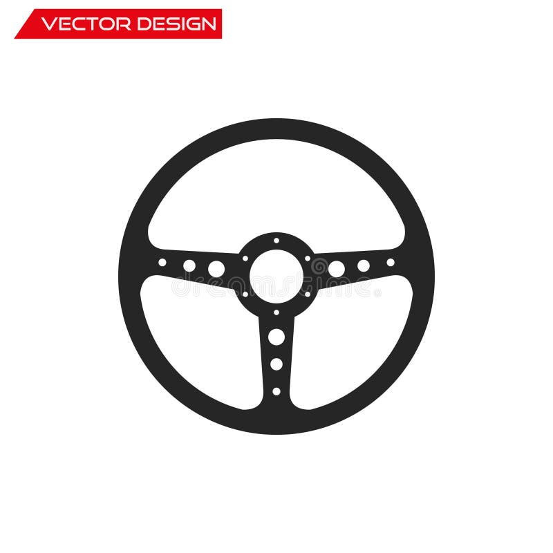 Icono Del Volante Del Deporte Del Vector Ilustración del Vector ...