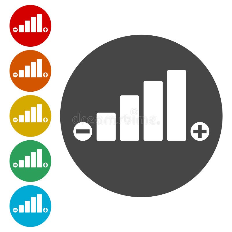 Icono Del Volumen, Icono Del Vector Del Ajuste Del Volumen Ilustración ...