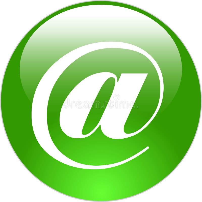 Icono del Web de Arroba stock de ilustración. Ilustración de icono ...