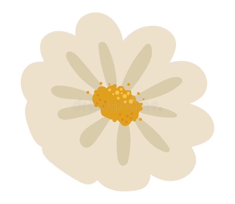 Icono delicado de la flor ilustración del vector. Ilustración de icono ...