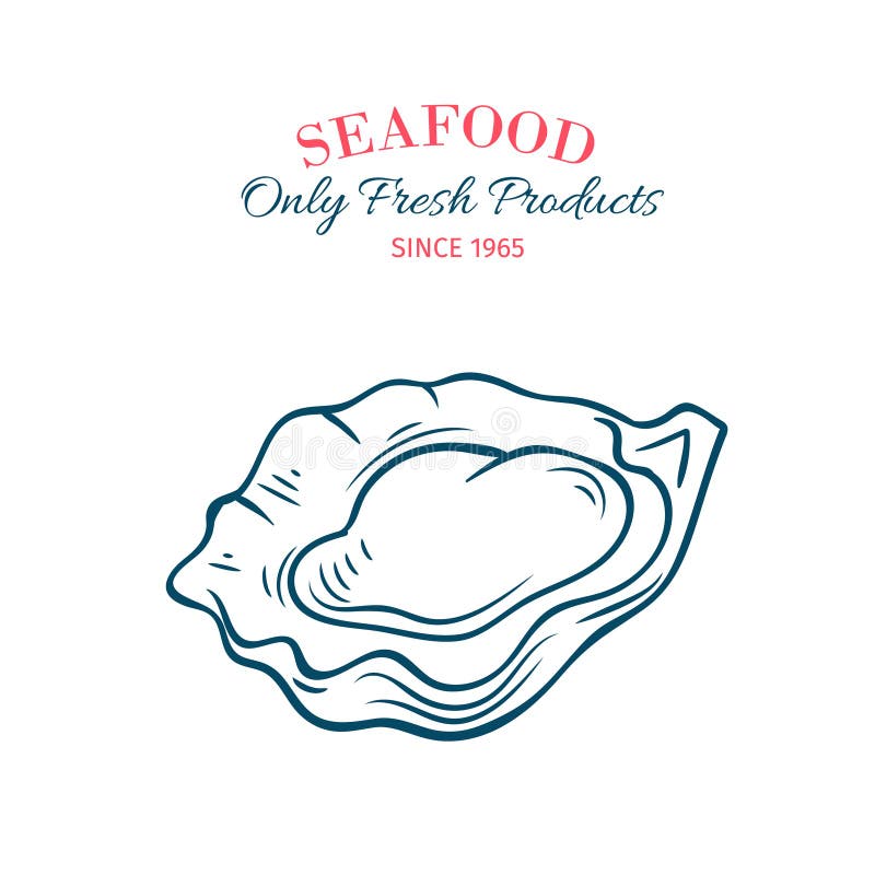 Icono Dibujado Mano De La Ostra Ilustración del Vector - Ilustración de ...