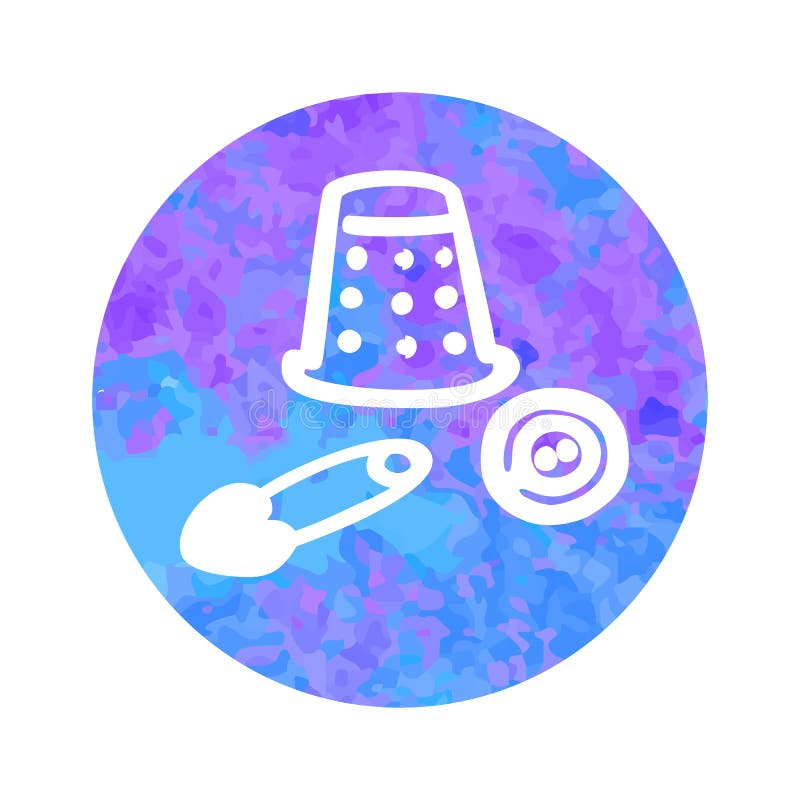 Icono Dibujado Mano Del Vector Del Dedal Ilustración del Vector ...