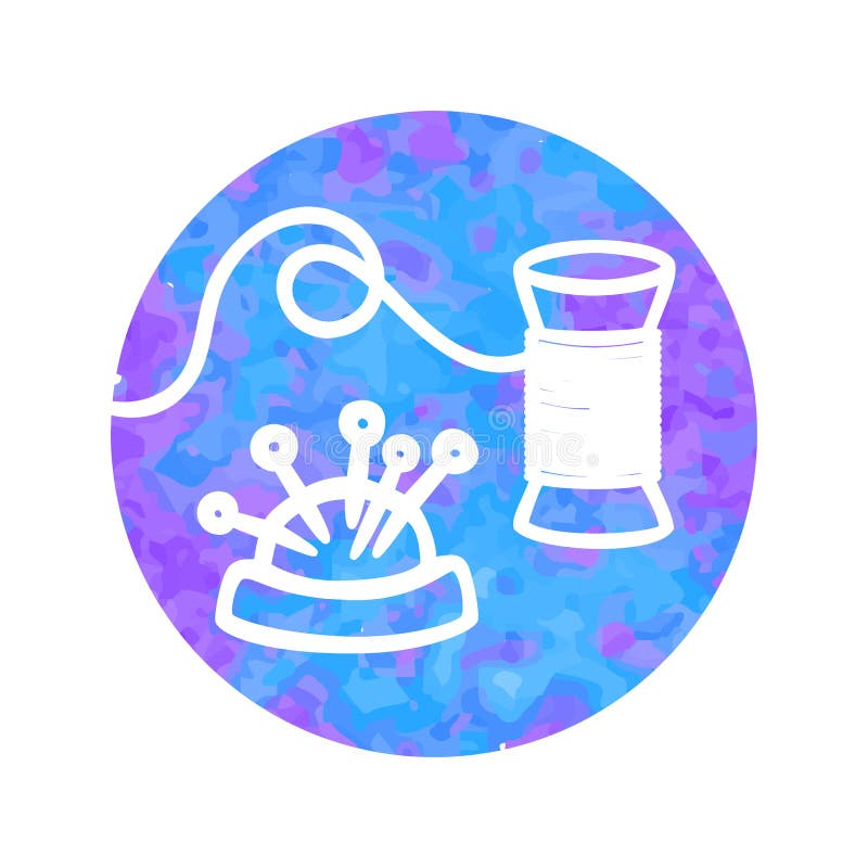 Icono Dibujado Mano Del Vector Del Hilo Ilustración del Vector ...