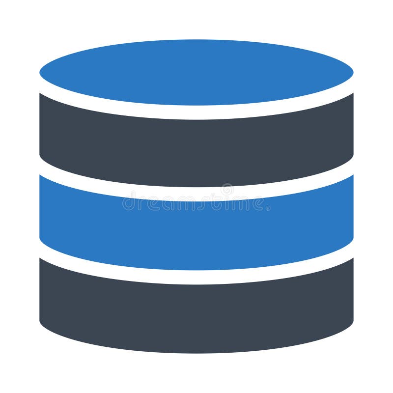 Icono Doble Del Color De Los Glyphs De La Base De Datos Stock de ... Icono Doble Del Color De Los Glyphs De La Base De Datos Stock de ...