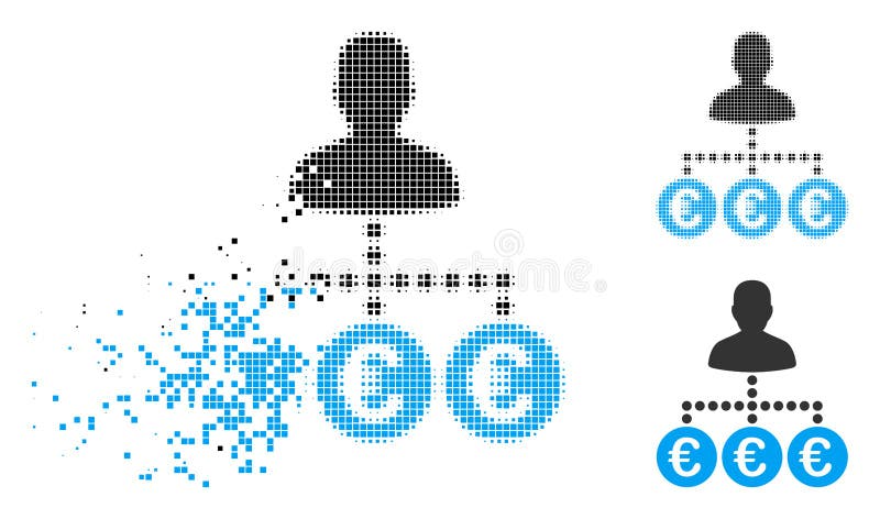 Icono Euro De Semitono Fracturado Del Pagador Del Pixel Ilustración del ... Icono Euro De Semitono Fracturado Del Pagador Del Pixel Ilustración del ...