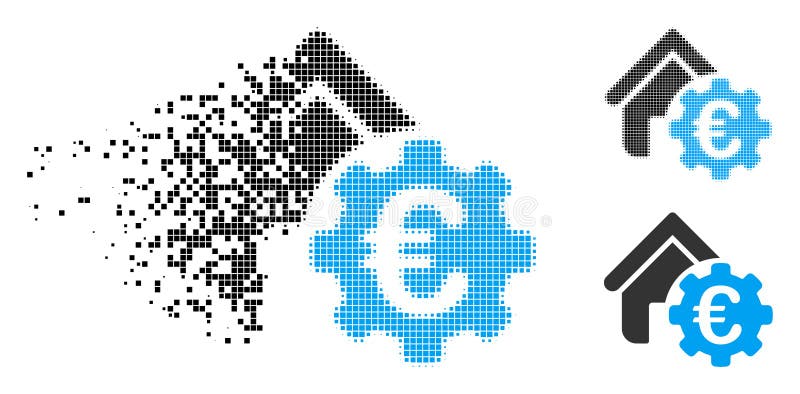 Icono Euro De Semitono Punteado Fracturado Del Engranaje Del Pago Del ... Icono Euro De Semitono Punteado Fracturado Del Engranaje Del Pago Del ...