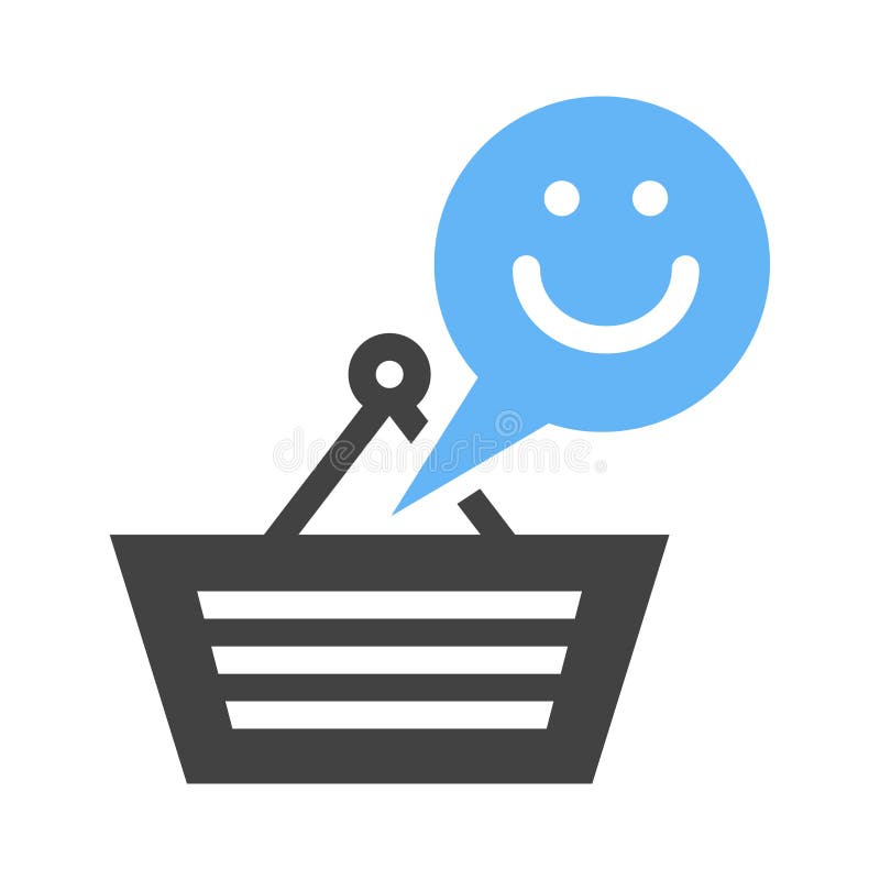 Icono feliz del cliente ilustración del vector. Ilustración de feliz ...