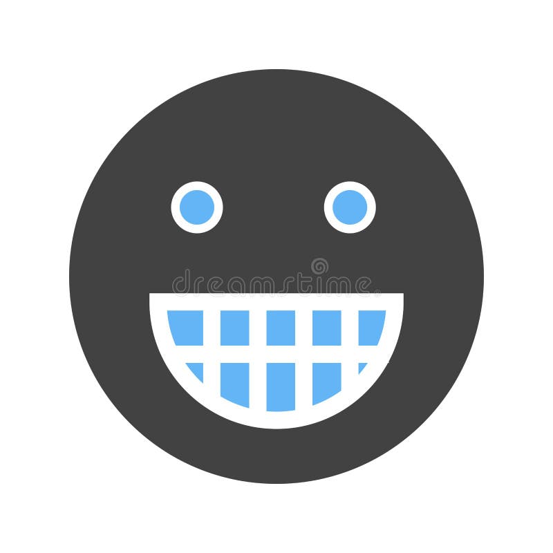 Icono grande de la mueca ilustración del vector. Ilustración de ...