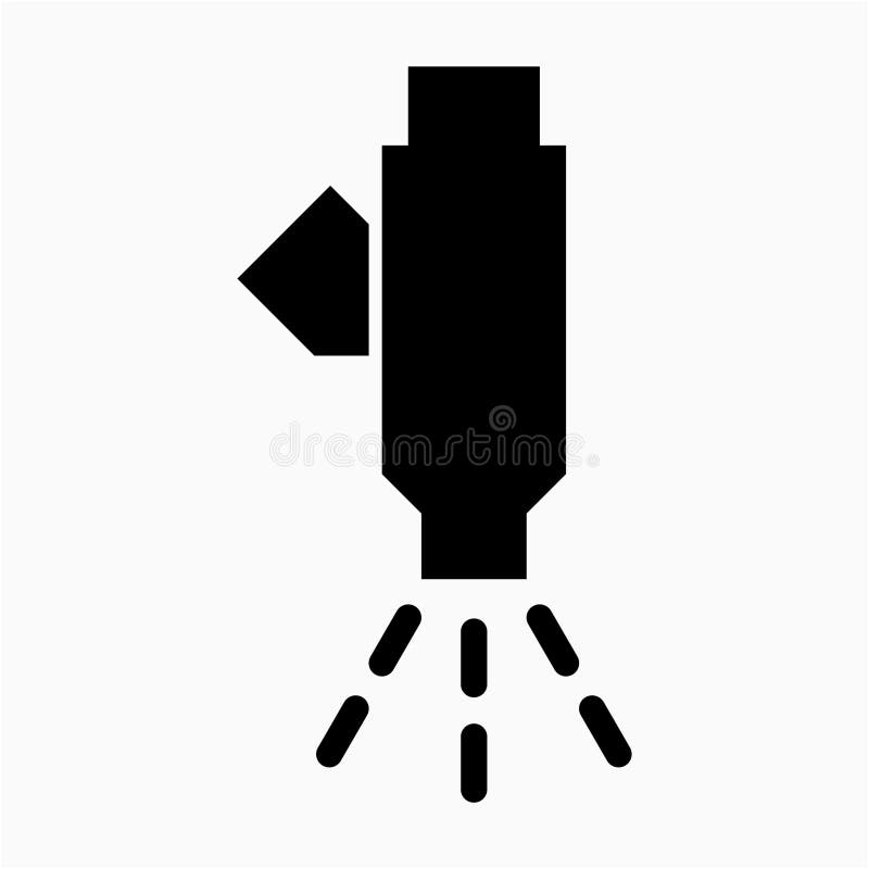 Icono Hermoso Del Vector Del Inyector De Combustible De Automóvil Del ...