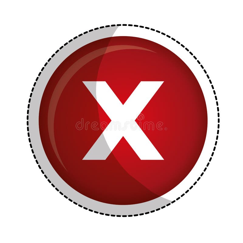 Icono Incorrecto De La Marca Stock de ilustración - Ilustración de ...