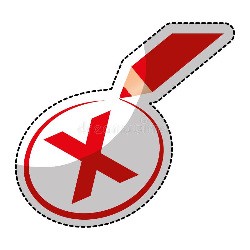 Icono Incorrecto De La Marca Stock de ilustración - Ilustración de ...