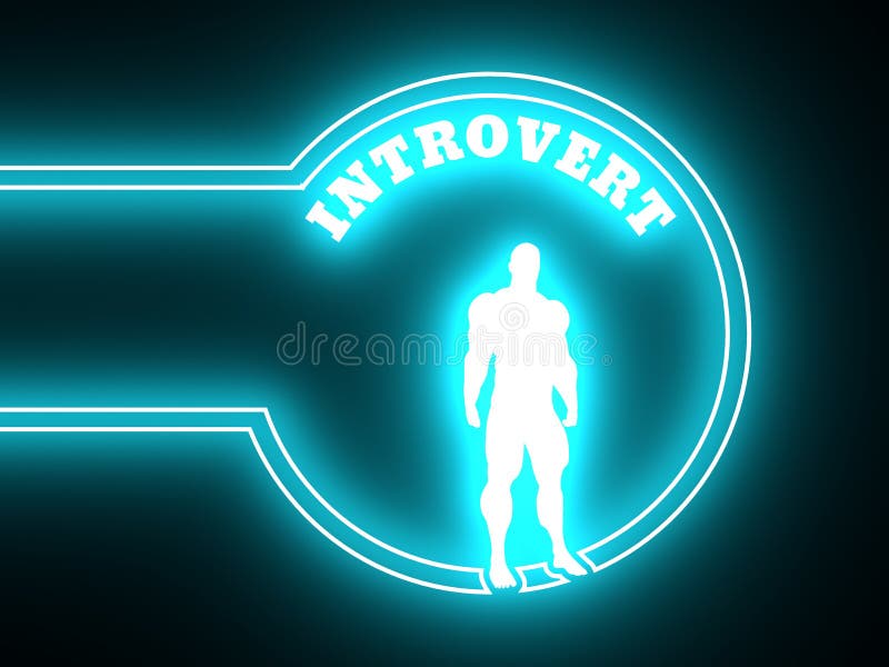 Icono Introvertido De La Metáfora Stock de ilustración - Ilustración de ...