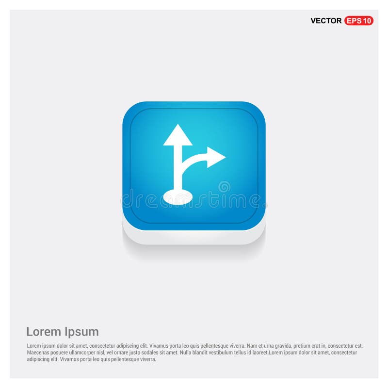 Icono Lateral De La Flecha 2 Ilustración del Vector - Ilustración de ...