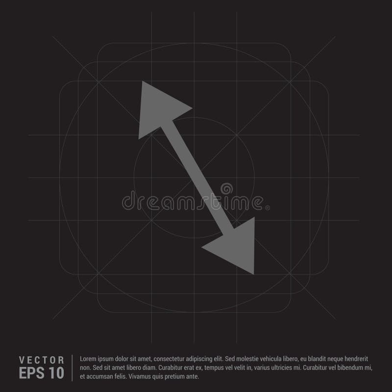 Icono Lateral De La Flecha 2 Ilustración del Vector - Ilustración de ...