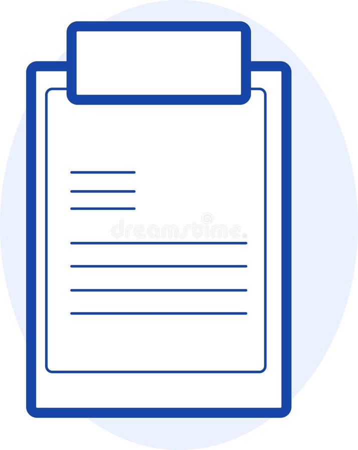 Icono - Libreta Con El Documento - Vector Ilustración del Vector ...