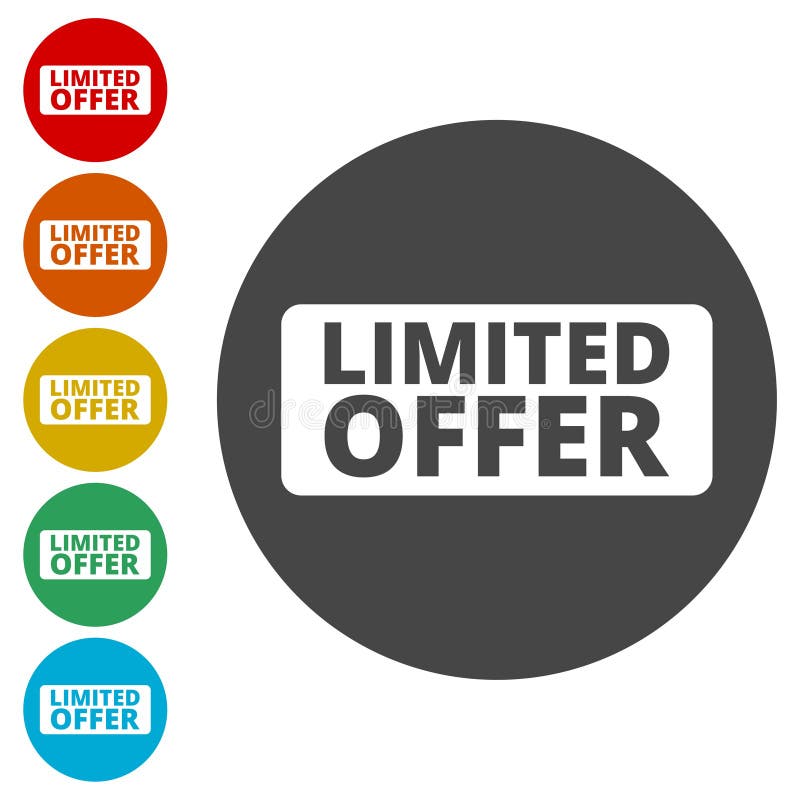 Icono limitado ilustración del vector. Ilustración de original - 54218703