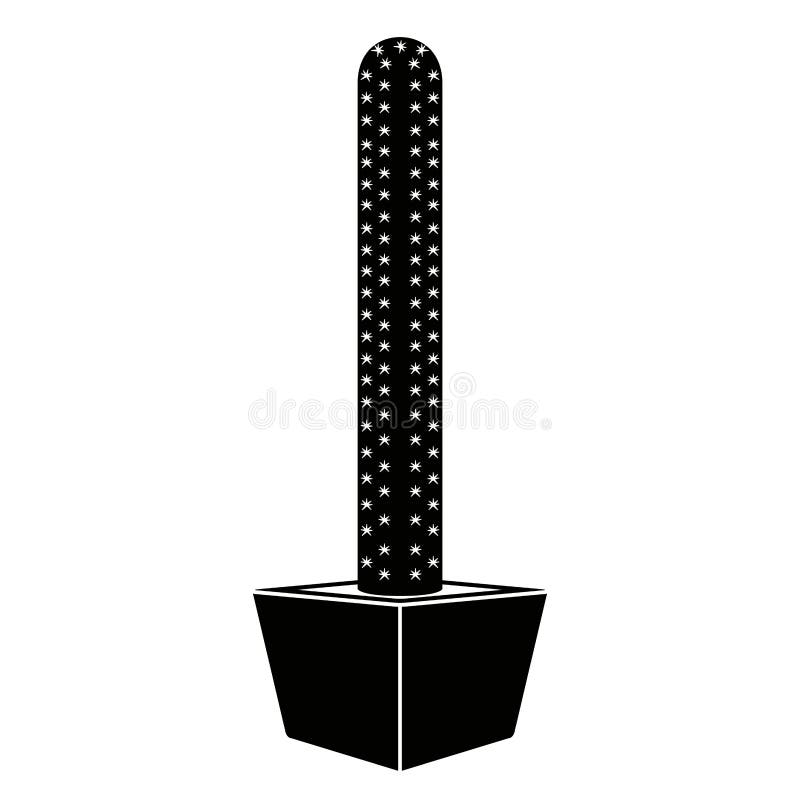 Icono lindo del cactus ilustración del vector. Ilustración de flor ... Icono lindo del cactus ilustración del vector. Ilustración de flor ...