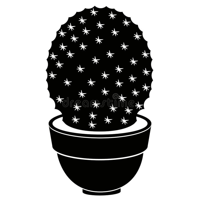 Icono lindo del cactus ilustración del vector. Ilustración de flor ... Icono lindo del cactus ilustración del vector. Ilustración de flor ...