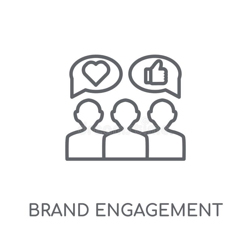 Icono Linear Del Compromiso Concepto Moderno O Del Logotipo Del ...