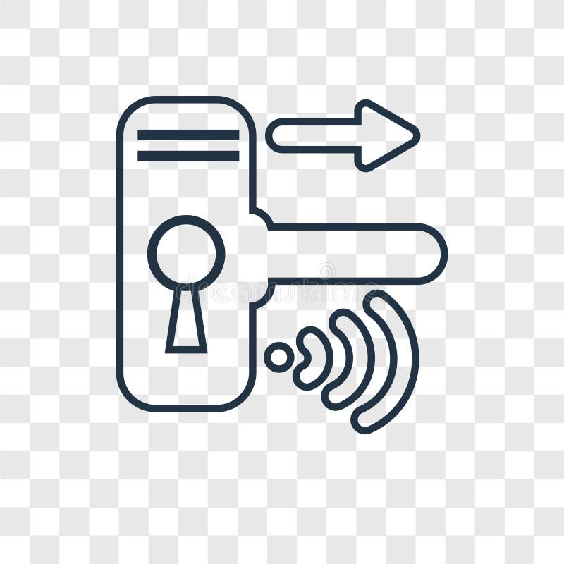 Icono Linear Del Vector Del Concepto De La Manija Aislado En Backgr ...