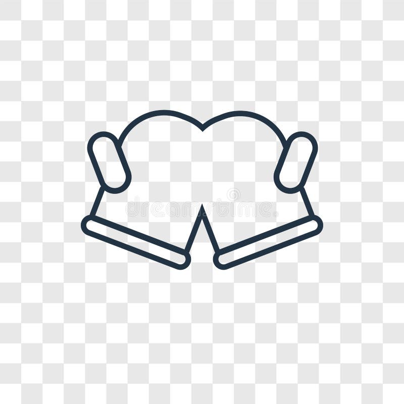 Icono Linear Del Vector Del Concepto De La Manopla Aislado En Backgr ...