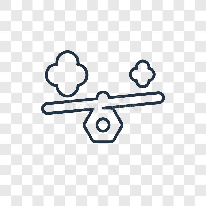 Icono Linear Del Vector Del Concepto Del Peso Aislado En Backgr ...