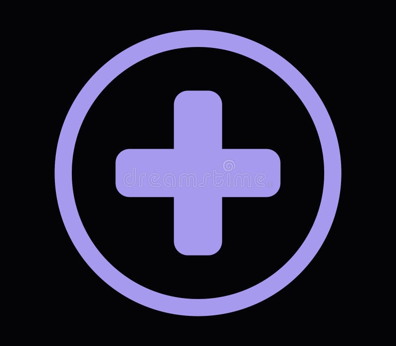 Icono de más ilustrado stock de ilustración. Ilustración de negro ...