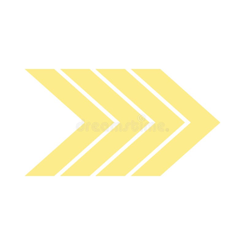 Icono Moderno Correcto De La Flecha Stock de ilustración - Ilustración ...