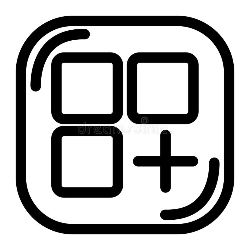 Icono Moderno Del Tablero Ui Ux Clear Ilustración del Vector ...