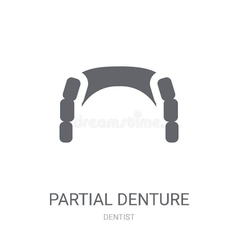 Icono Parcial De La Dentadura Ilustración del Vector - Ilustración de ...