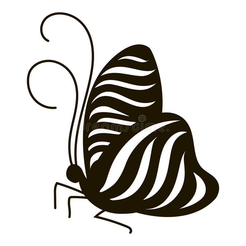 Icono Pelado De La Mariposa, Estilo Simple Stock de ilustración ... Icono Pelado De La Mariposa, Estilo Simple Stock de ilustración ...