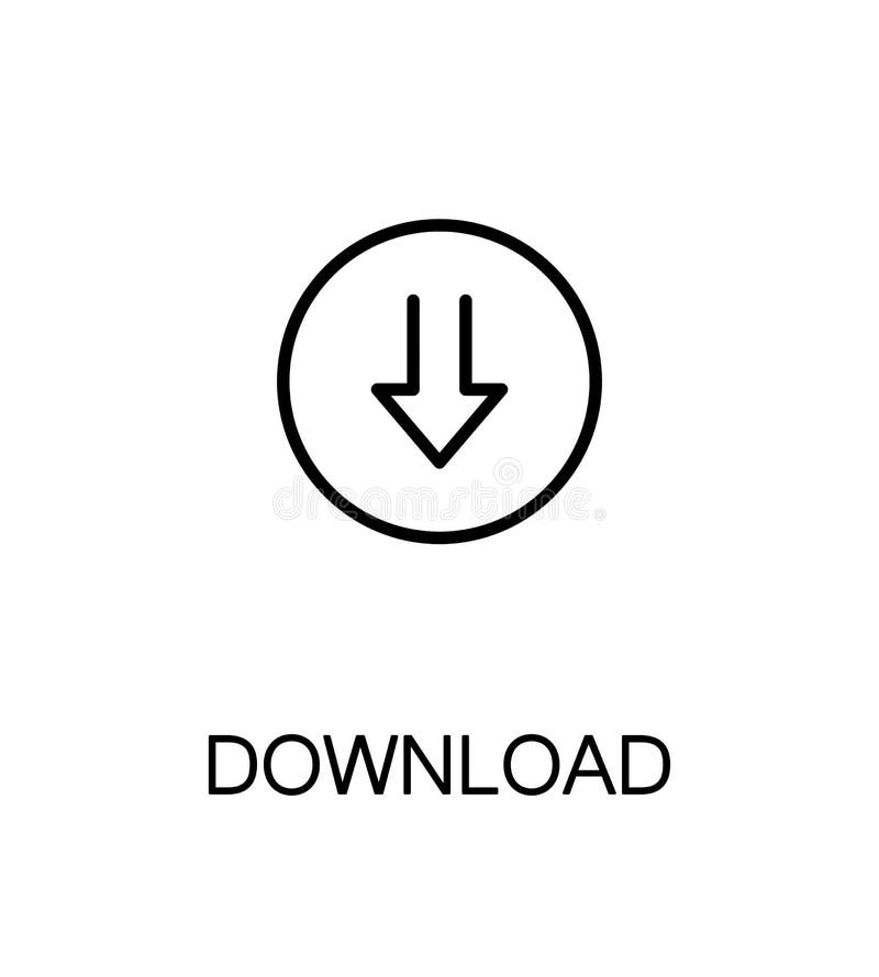 Icono Plano De La Transferencia Directa Ilustración del Vector ...