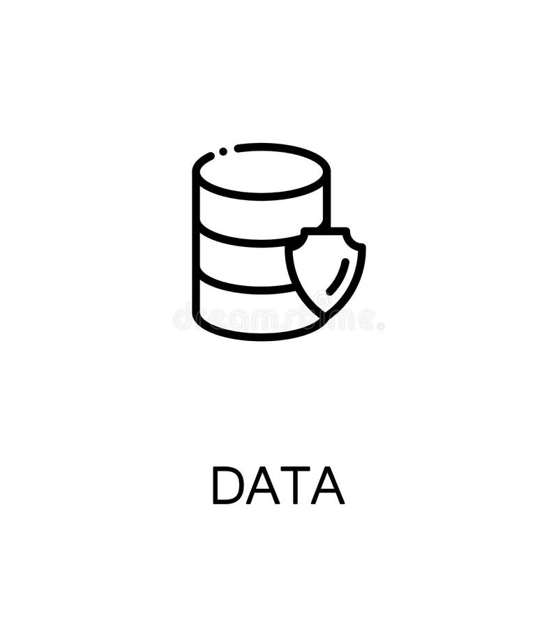 Sistema Del Icono De Los Datos Stock de ilustración - Ilustración de ...