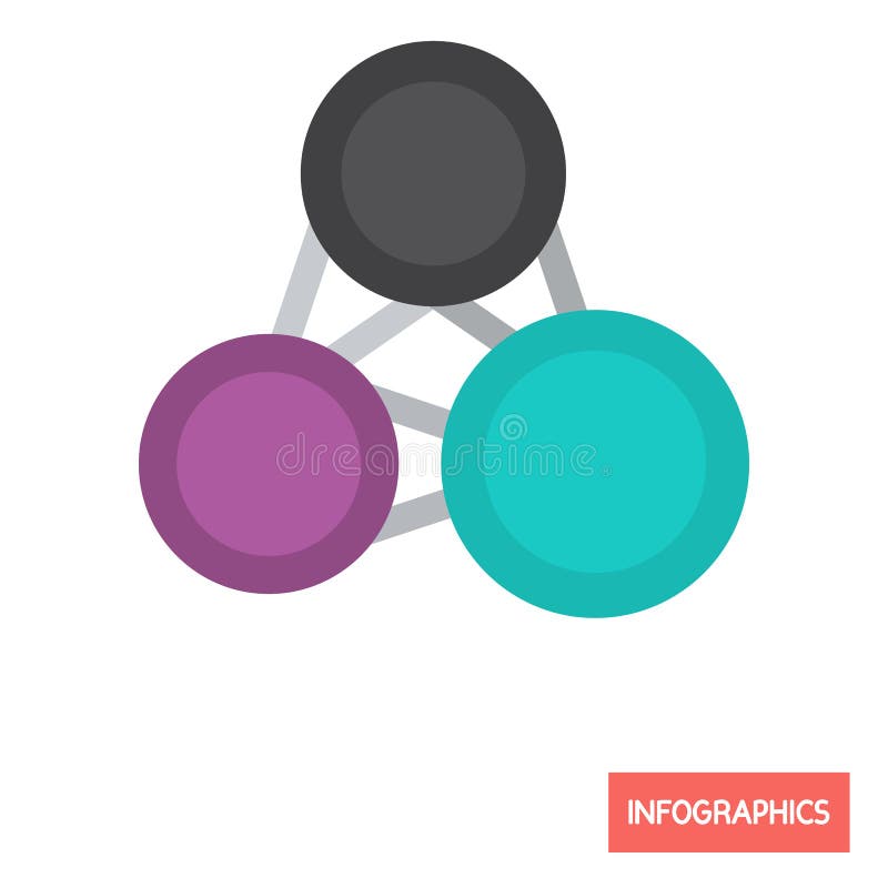 Icono Plano Del Color Del Elemento De Infographic Ilustración del ...