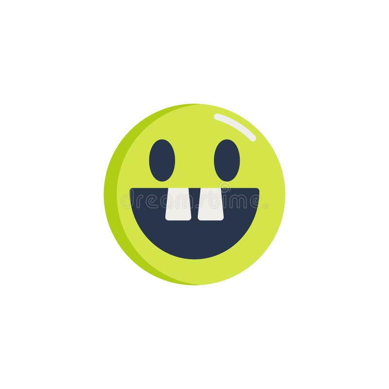 Icono Plano Del Emoji Desdentado De La Cara Ilustración del Vector ... Icono Plano Del Emoji Desdentado De La Cara Ilustración del Vector ...