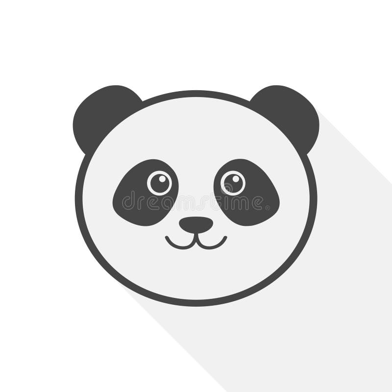 Icono Principal De La Panda - Ejemplo Del Vector Ilustración del Vector ...