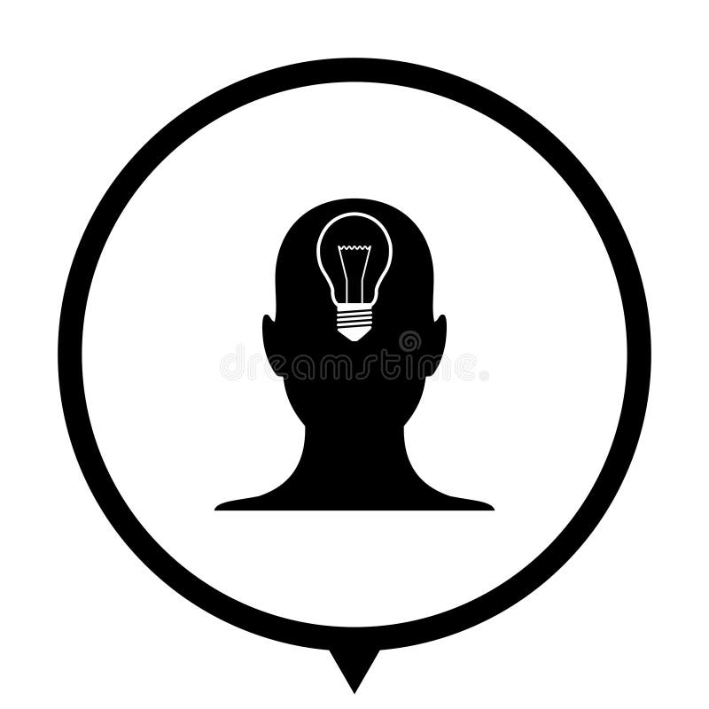 Icono Principal Humano Para El Diseño Web Ilustración del Vector ...