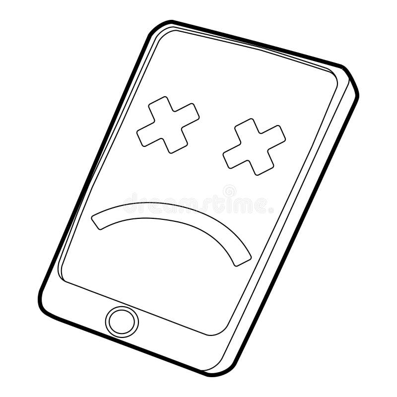 Celular Roto Ilustraciones Stock, Vectores, Y Clipart – (1,287 ...