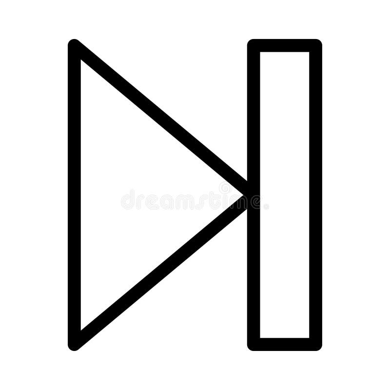 Icono siguiente ilustración del vector. Ilustración de icono - 100735707