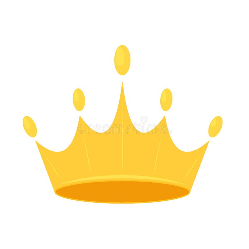 Icono Simple Del Vector De La Corona Ilustración del Vector ...