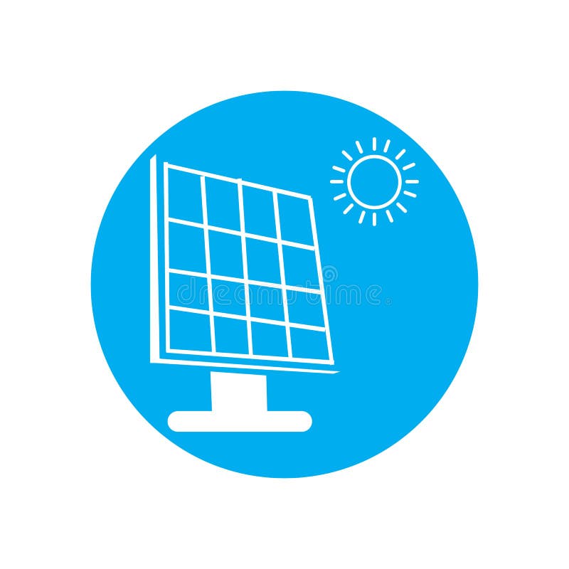 Icono Solar De La Energ?a Del Logotipo Ilustración del Vector ...