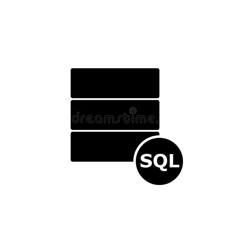 Icono Sql Aislado En Fondo Blanco Ilustración del Vector - Ilustración ... Icono Sql Aislado En Fondo Blanco Ilustración del Vector - Ilustración ...