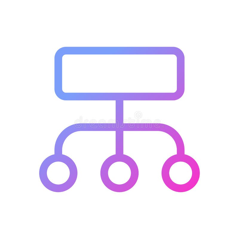Icono Ui Lineal De Gradiente Perfecto Del Proceso De Estructuración De ... Icono Ui Lineal De Gradiente Perfecto Del Proceso De Estructuración De ...