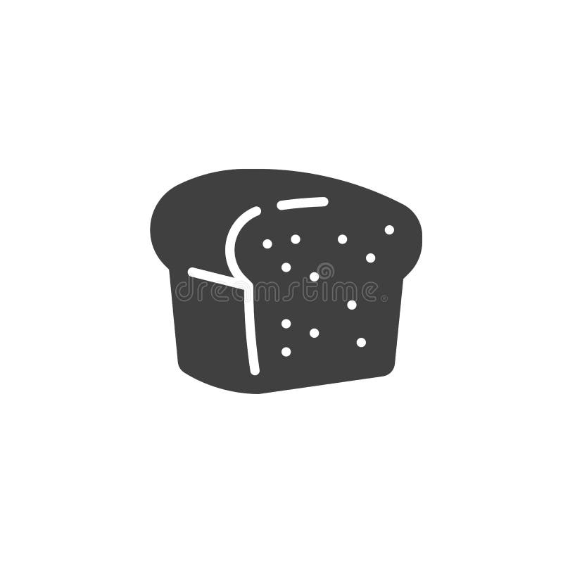 Icono Vector Pan Dulce Ilustración Del Vector Ilustración De Pixel
