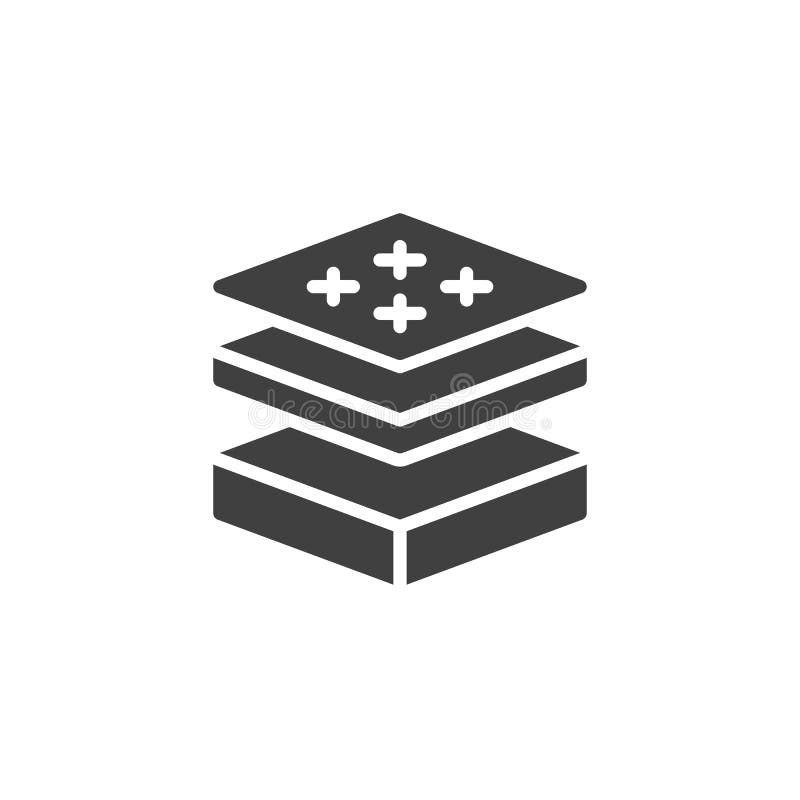 Icono Vectorial De Capas De Acoplamiento Ilustración del Vector ...