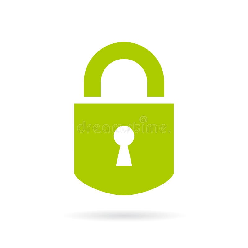 S?mbolo De La Muestra Del Icono Del Vector Del Candado Ilustración del ...