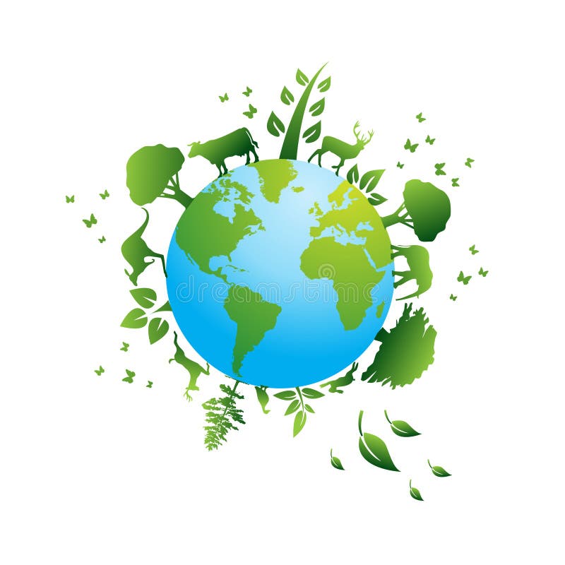 Simposio De Conservación Medioambiental Ilustración del Vector ...