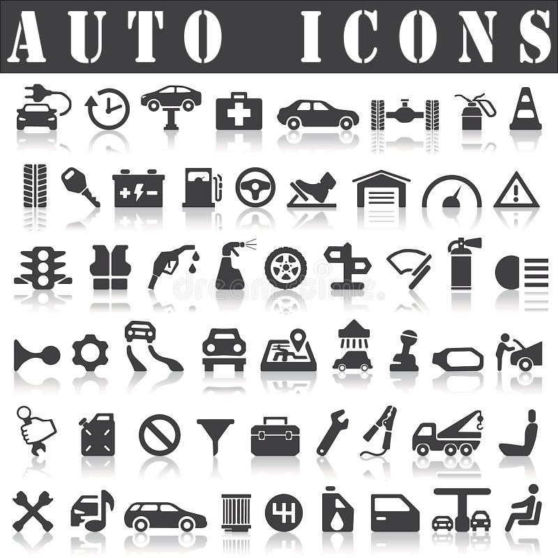 Iconos Automotrices Ilustraciones Stock, Vectores, Y Clipart – (41,343 ...