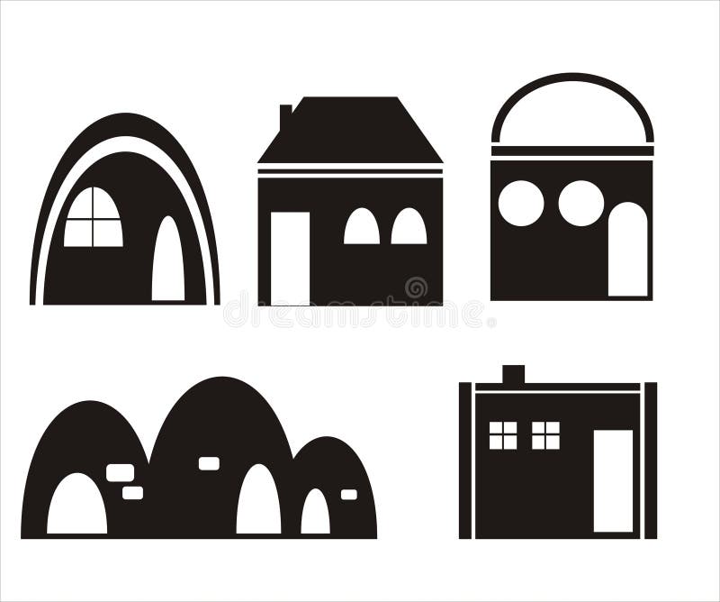 Iconos Caseros - Vector Imagen. Imagen: 15021420