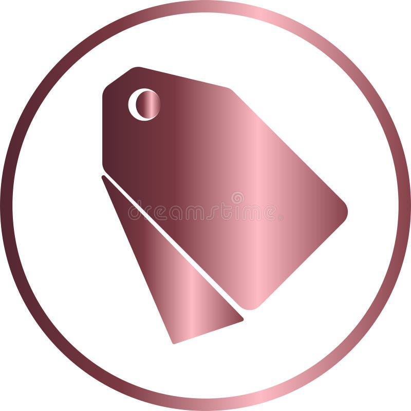 Vector Circular Icon, Perfect To Use As a Reference: Empty Tag, Price ...